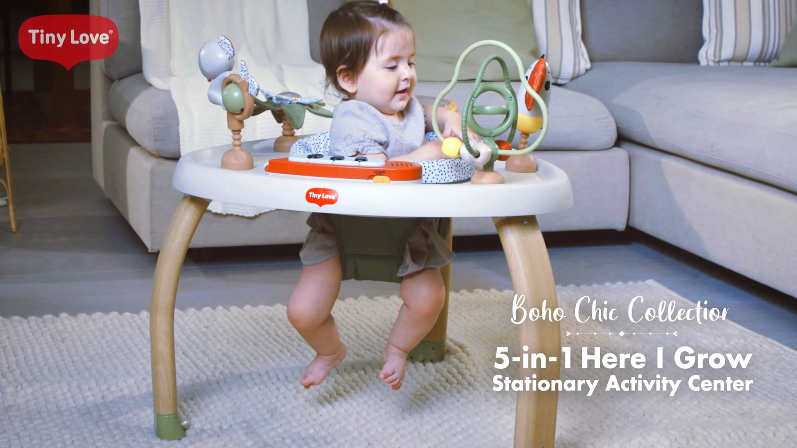 Tiny Love 5-in-1 Here I Grow Stationary Activity Center